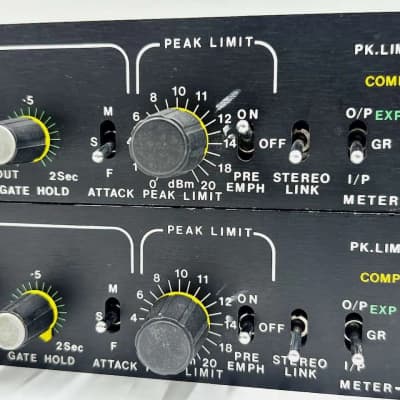 2 x Audio & Design ADR Compex-2 1980's - Black | Reverb