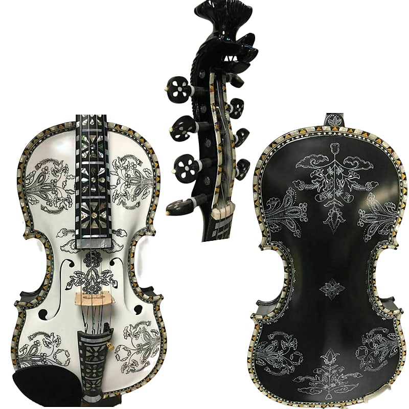 Deluxe Norwegian fiddle 4/4 violin 8 string professional | Reverb
