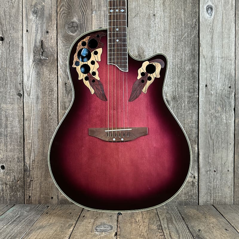 Ovation Celebrity Deluxe CS 257 Mint Korea 1990's - Ruby | Reverb