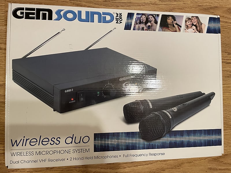 Gem Sound GMW-2 Dual-Channel Wireless Microphone System | Reverb