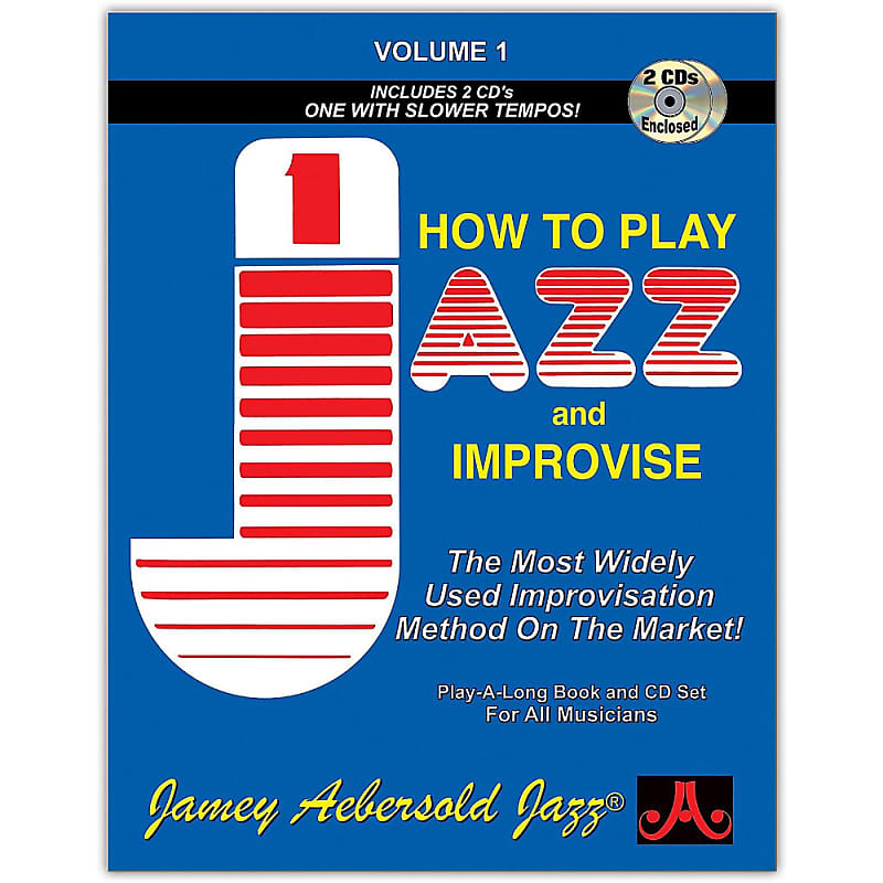Jamey Aebersold How To Play Jazz and Improvise Book CD | Reverb