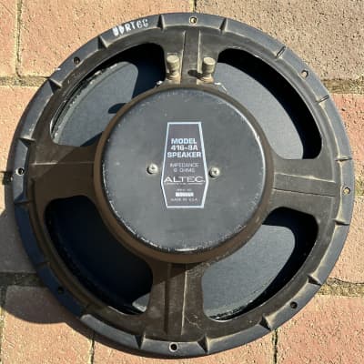 Altec 416-8A 15” 8 Ohm Speaker | Reverb