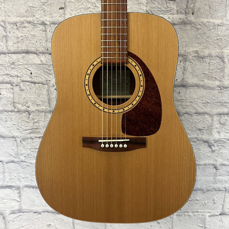 Simon & Patrick S&P6 Mahogany Cedar Acoustic Guitar with Hard | Reverb