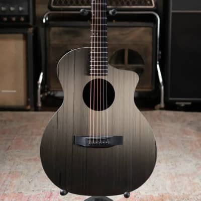 Klos Grand Cutaway Mini Acoustic/Electric - Carbon Timber | Reverb