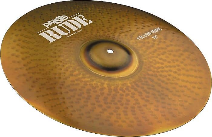 Paiste 18" RUDE Crash / Ride Cymbal | Reverb