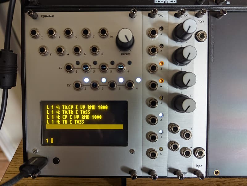 Monome Teletype | TXo | TXi | TXb Combo | Reverb