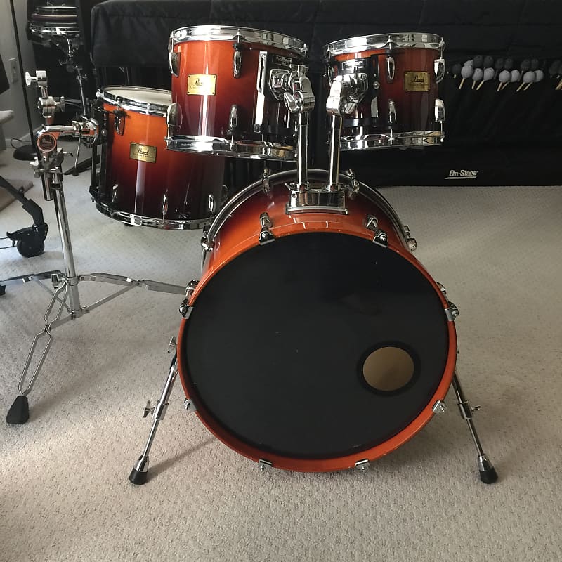 Pearl SRX Session Custom All Maple Shell Pack Vintage Fade | Reverb