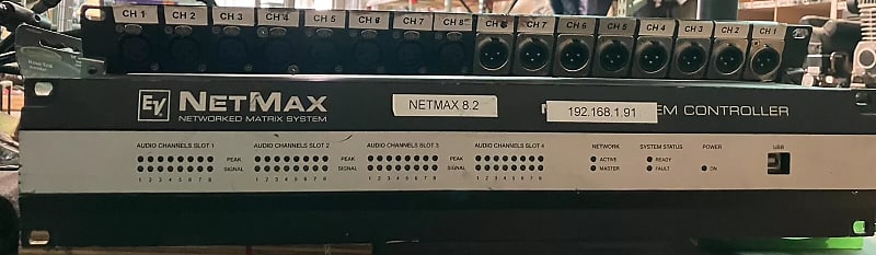 Electro-Voice Netmax N8000 Matrix Mixer/Processor | Reverb