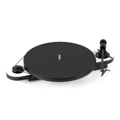 Pro-Ject: Elemental Turntable - White / Black | Reverb