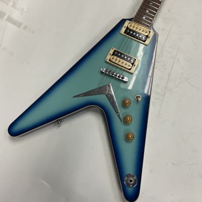Dean ML 79 Electric Guitar 2018 Blue Burst no case | Reverb