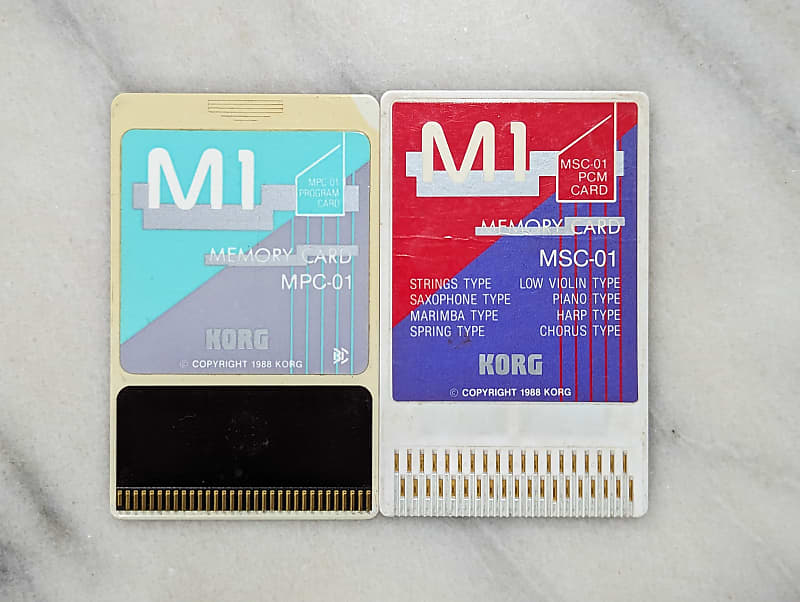 Korg M1 MPC-01 ROM Memory Cards | Reverb