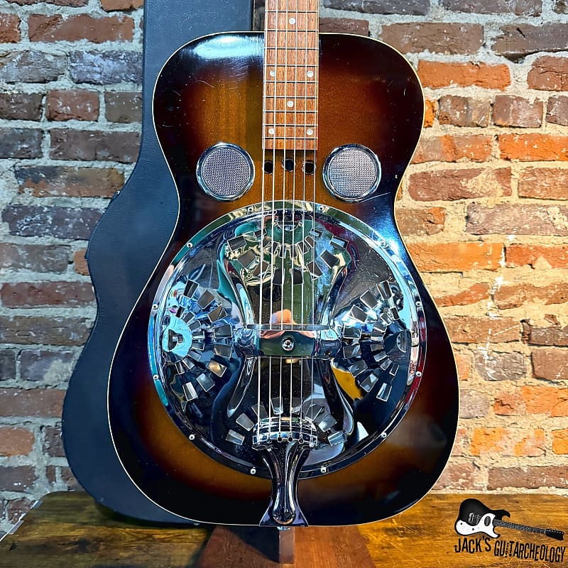 Dobro 60DS Square Neck Acoustic Resonator Slide Guitar w/ | Reverb