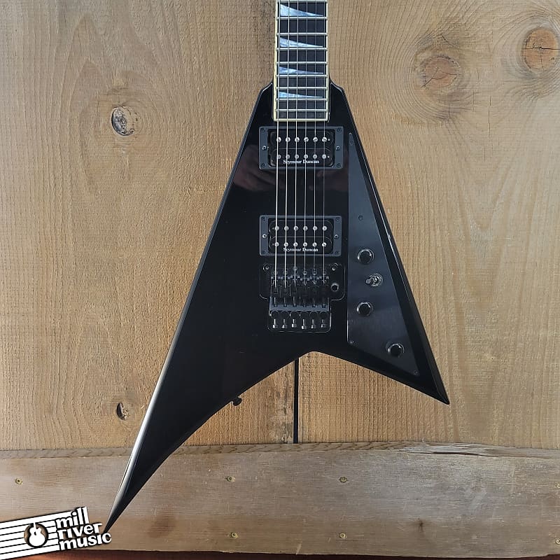 Jackson USA RR-1 Rhoads V Metallic Black w/ OHSC 1997 | Reverb UK