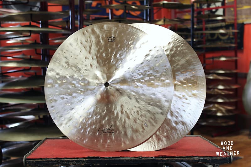Cymbal Craftsman 14" EAK Flange Style Hi-Hats 971/1283g | Reverb