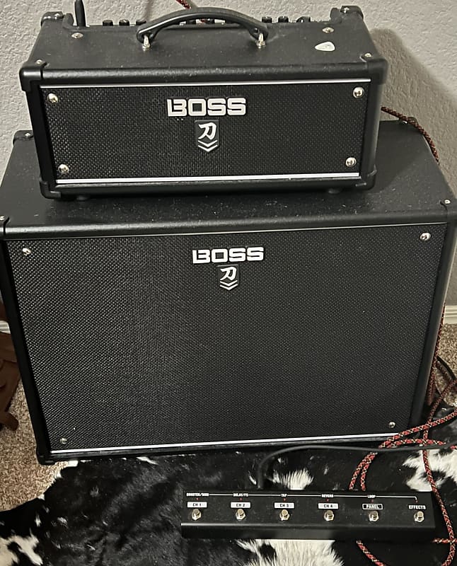 Katana Mkii , 212 cabinet and gafc foot switch 2020s - Black | Reverb