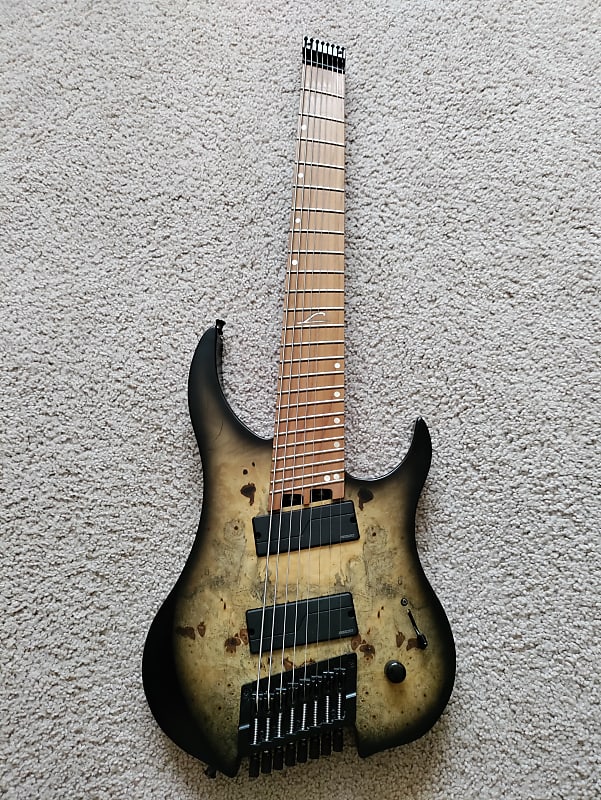 Legator G8FOD Headless 8 string 2021 - Jupiter (Yellow / | Reverb