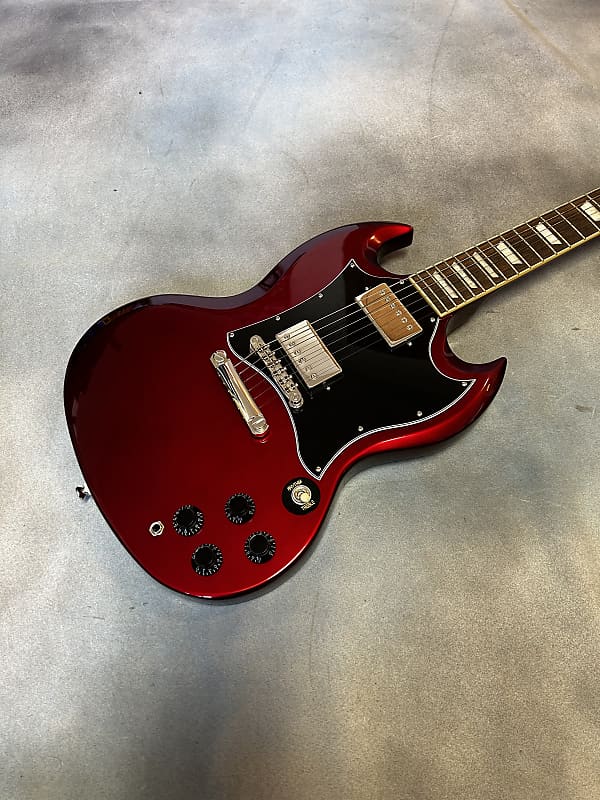 2021 Epiphone SG Standard Limited Edition Crimson Red | Reverb