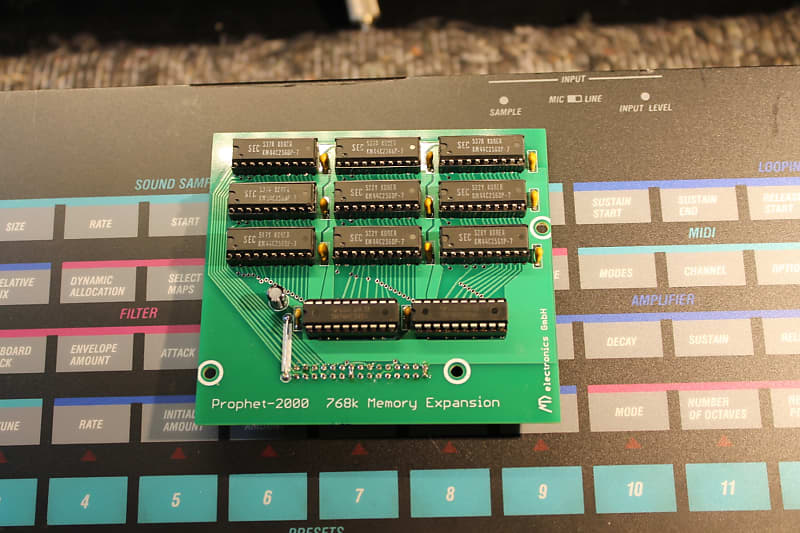 Sequential Circuits Prophet 2000 / 2002 RAM Expansion Board + | Reverb