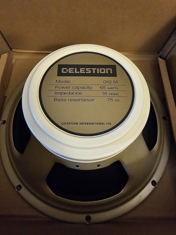 Celestion G12M-65 12" Classic Series Creamback 65W 16 Ohm | Reverb