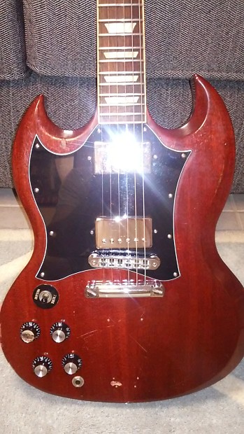 Left Handed Gibson SG Standard Cherry | Reverb