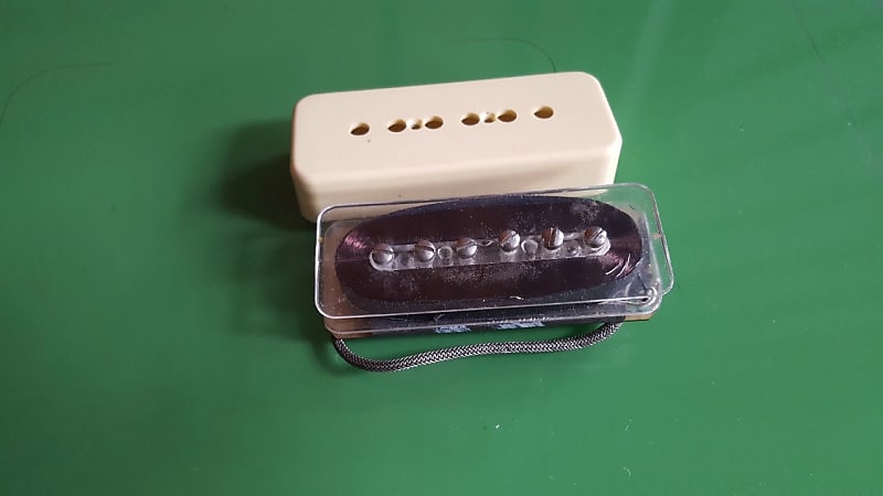 Gibson P-90 Clear Bobbin Pickup Guitar Vintage 1981 Tim Shaw | Reverb