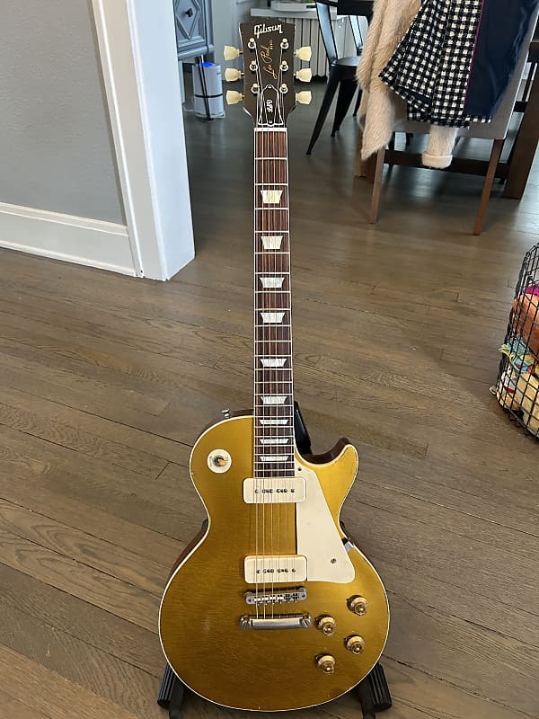 Gibson Les Paul Custom Shop Historic R6 2016 - Gold top aged | Reverb