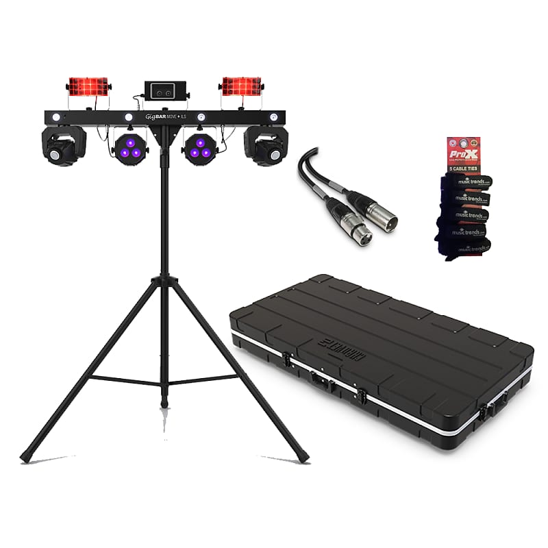 Chauvet Gig Bar Move Plus ILS w/ Hardshell Case + DMX Cable | Reverb