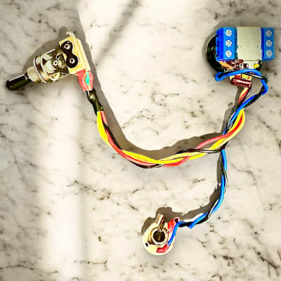 2 Humbuckers 1 Vol Solderless Harness Coil Split 1 Meg Push | Reverb