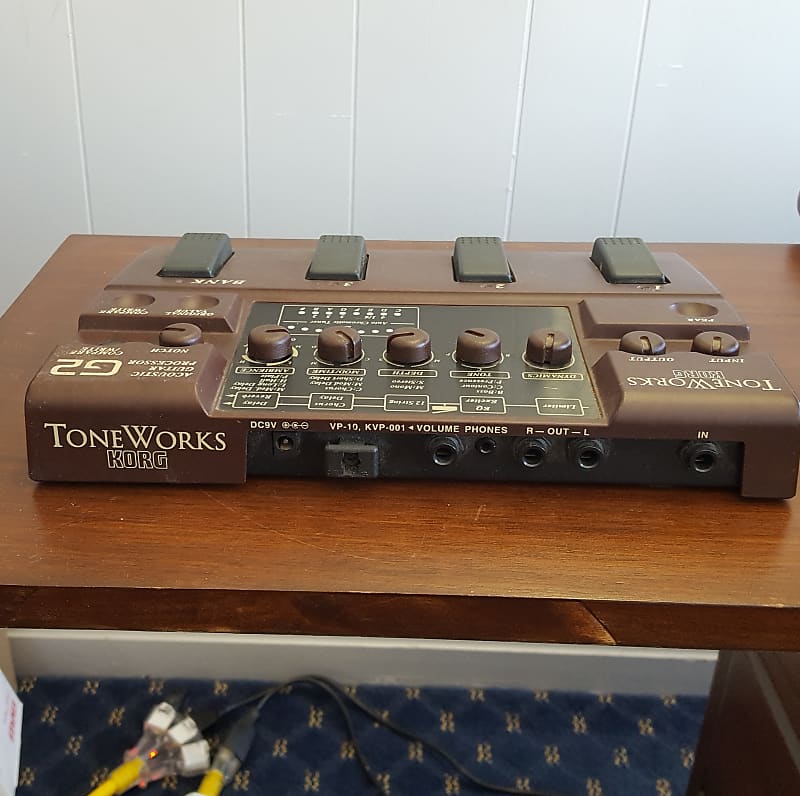 Korg Toneworks G2 Acoustic Guitar Processor Brown | Reverb