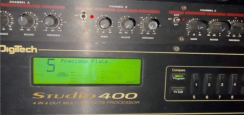 DigiTech Studio 400 (4 channel in/out multi effects processor | Reverb