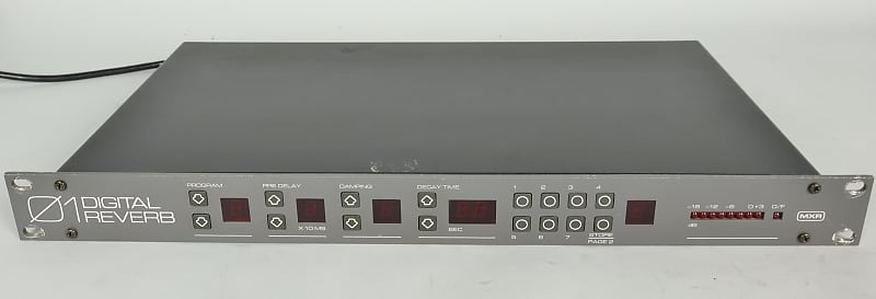 MXR 01 Digital Reverb Rack Moutable Unit 1980s | Reverb