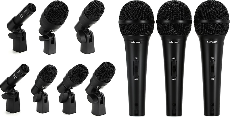 Behringer BC1200 Professional 7-piece Drum Microphone Set | Reverb