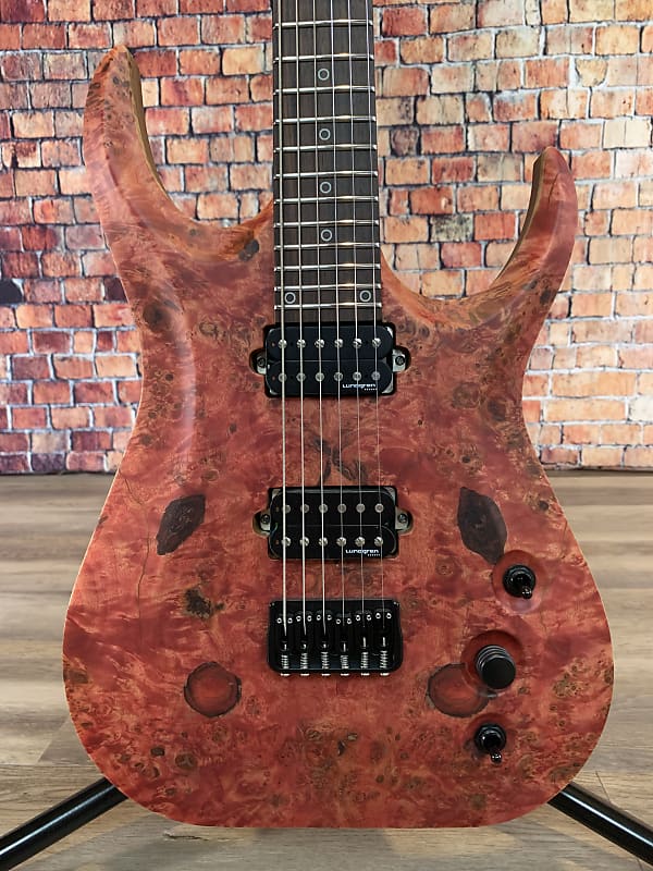 Skervesen Guitars Raptor 2022 - Red-Orange satin matte | Reverb