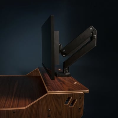 Munstre Composer desk workstation - Walnut recording studio | Reverb