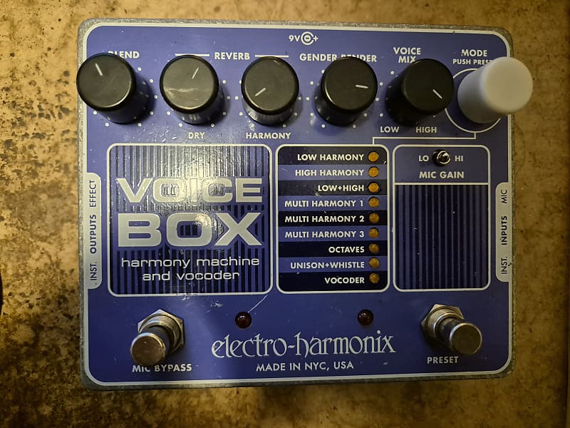 Electro-Harmonix Voice Box Harmony Machine & Vocoder 2009 - | Reverb