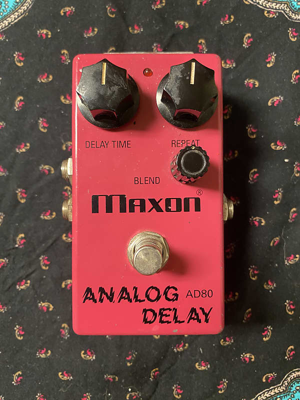 Maxon AD-80 Analog Delay 1980s - Pink | Reverb