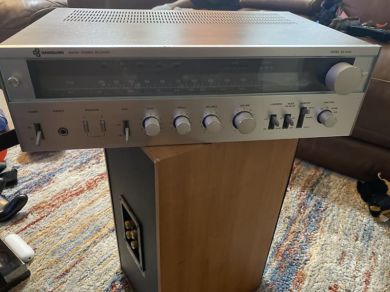 Samsung vintage Am/fm stereo receiver SS3490 1978 Silver | Reverb