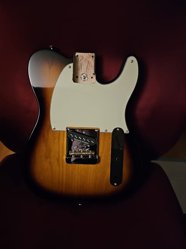 Fender USA Book Matched Ash Telecaster Body - 3 Tone Burst | Reverb
