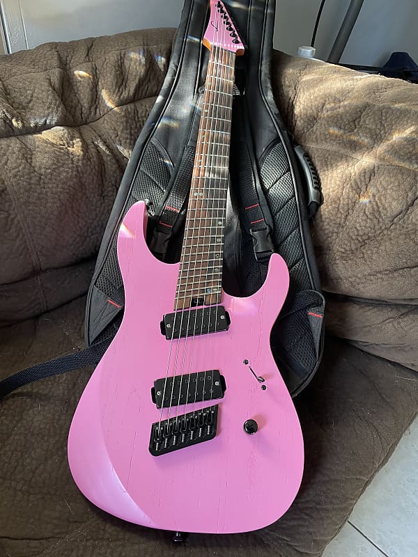 Legator Flamingo 7 Bare knuckle Aftermaths Pink Guitar | Reverb Legator Flamingo 7 Bare knuckle Aftermaths Pink Guitar | Reverb
