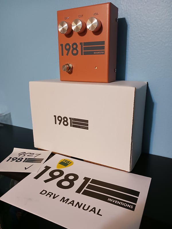 1981 Inventions DRV Overdrive- Limited Clay | Reverb