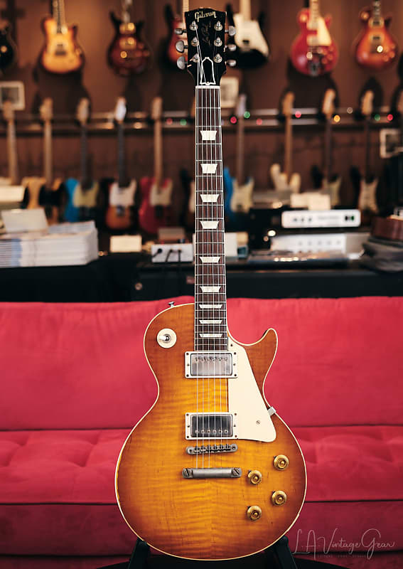 Gibson R9 Les Paul 60th Anniversary Relic'd Sunburst - Custom | Reverb