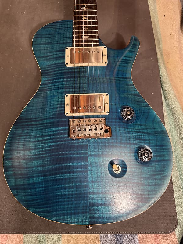 PRS Singlecut Trem Ten Top 2006 - Satin Blue Matteo | Reverb