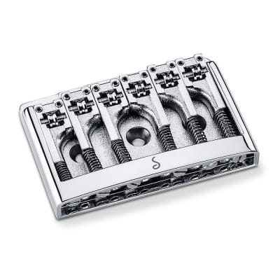 Schaller Electric Guitar Bridge Hannes 6 String Chrome | Reverb UK