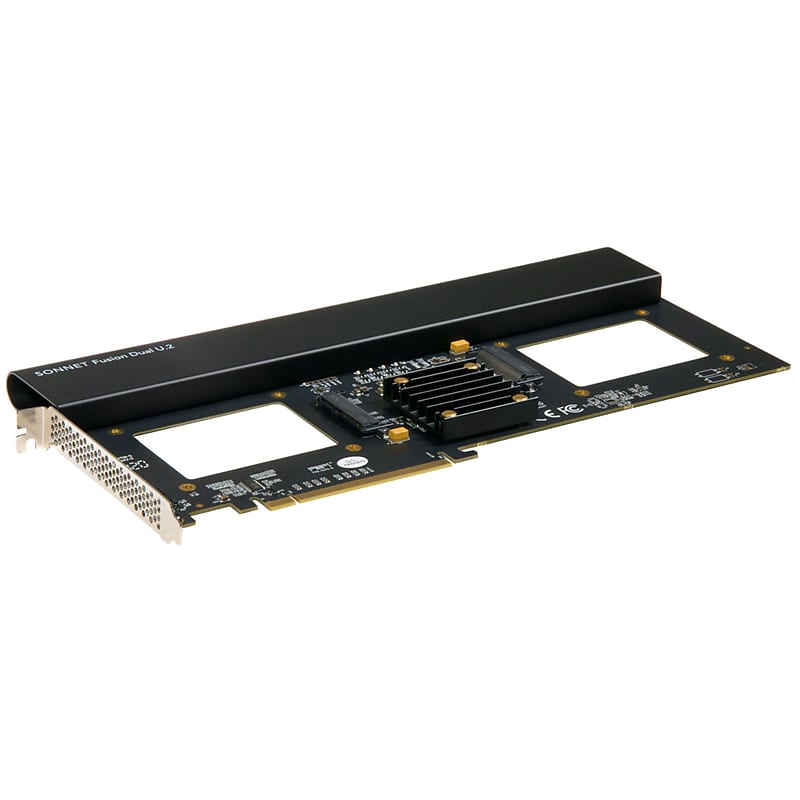 Sonnet Fusion Dual U.2 SSD PCIe Card - PCIe Sound Card | Reverb France