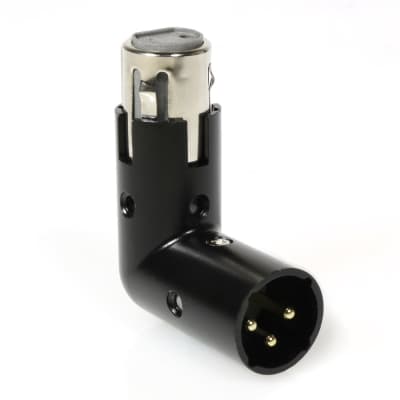 LyxPro XLR Angle Adapter, Male & Female 90 Degree XLR Elbow | Reverb