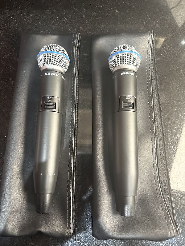 2 Shure GLXD2 Beta 58 Transmitters | Reverb