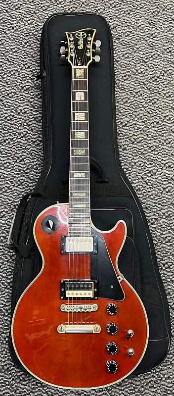 Electra MPC LP Style X320 Set Neck Transparent Apple Red | Reverb