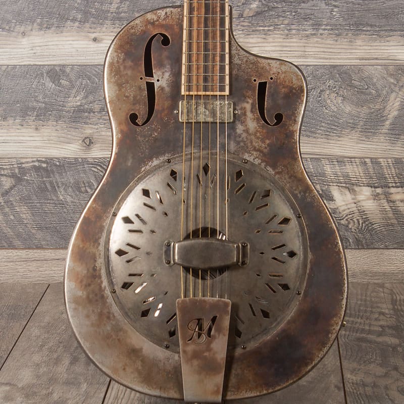 2020's Mule Resonator Guitar - Pickup, Cutaway, & Flamed Neck | Reverb