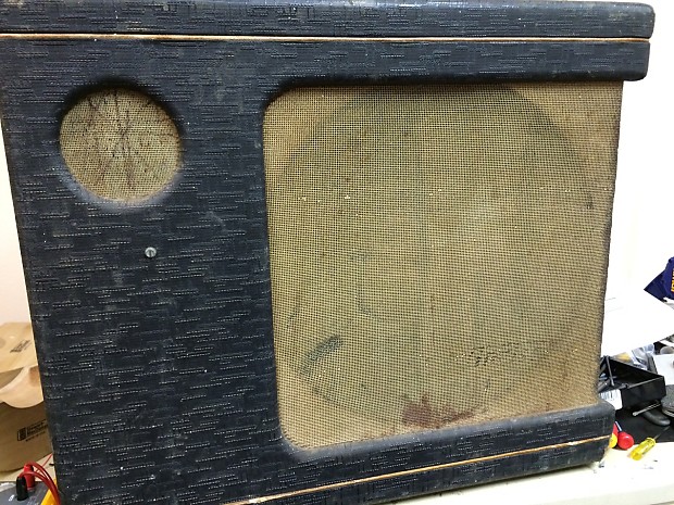 Gretsch 6163 Executive 1x15 1959 Black tube amp | Reverb