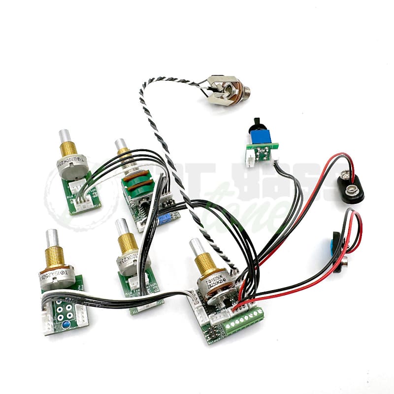 Mike Pope Flex Core Bass Preamp - (FC88) 2 Pickups-5 knob/1sw | Reverb